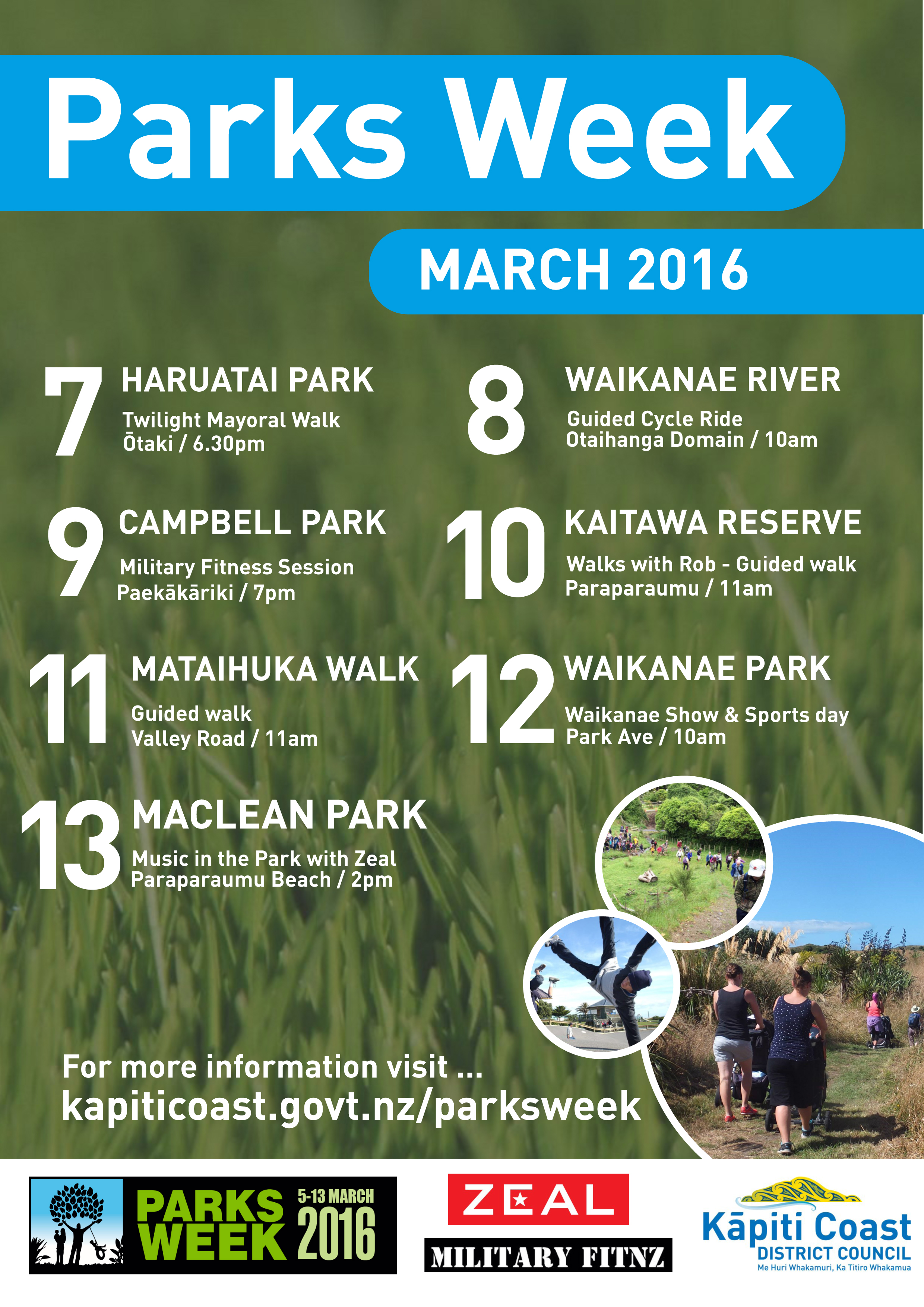 Parks Week | Waikanae Watch