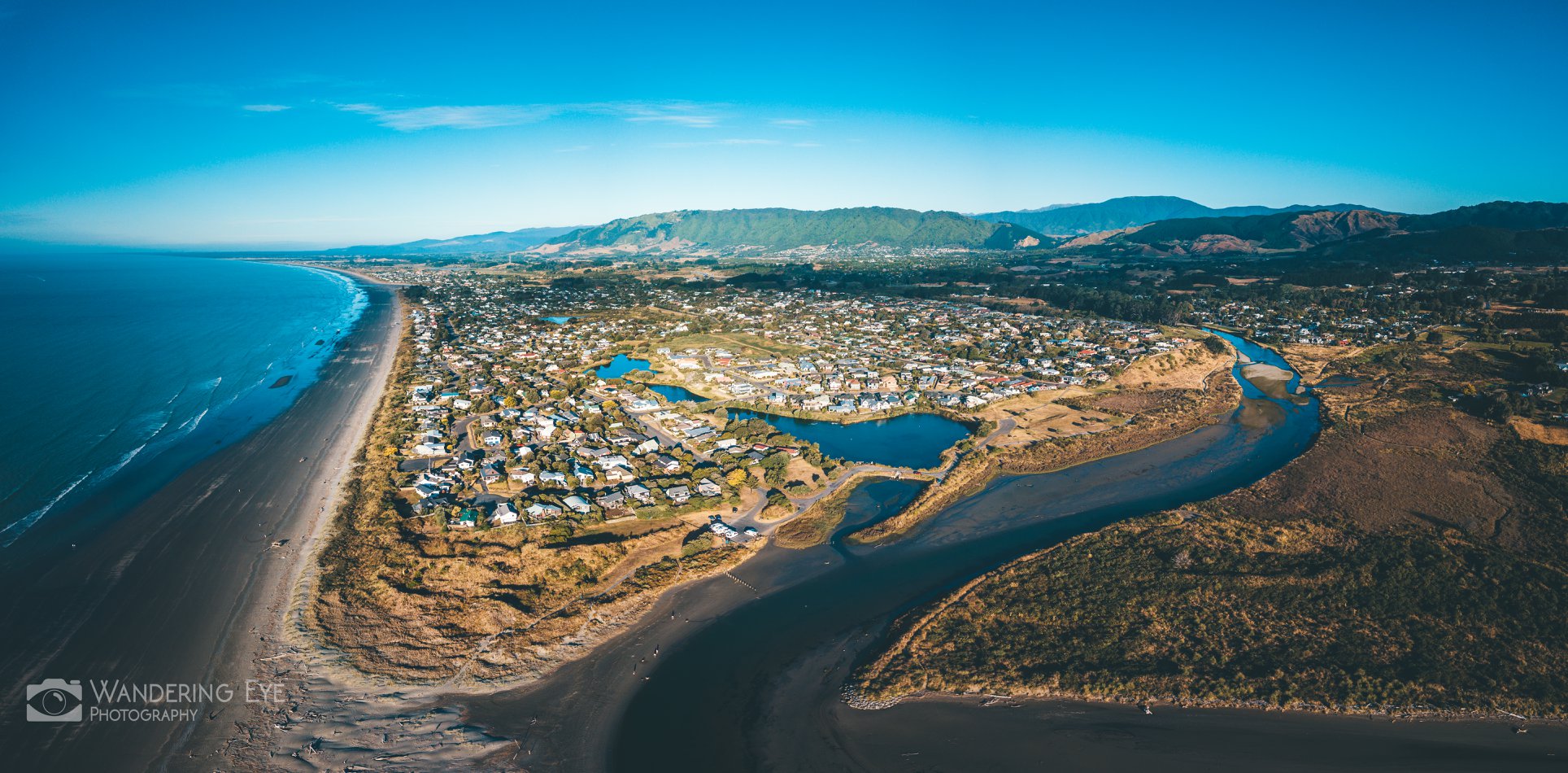 above the Waikanae estuary | Waikanae Watch