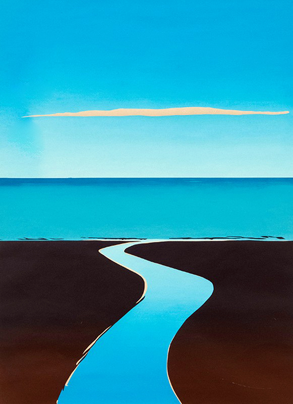 Kowhai Stream, Peka Peka, art by Malcolm Warr | Waikanae Watch