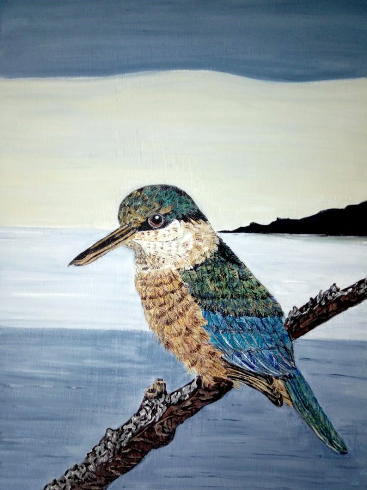 Kotare bird art | Waikanae Watch