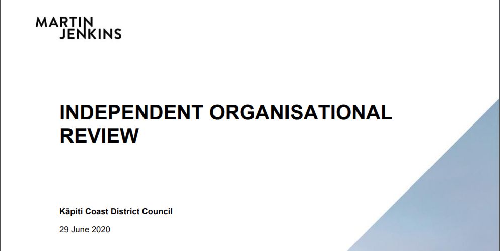 Martin Jenkins organisational review fails to deliver | Waikanae Watch