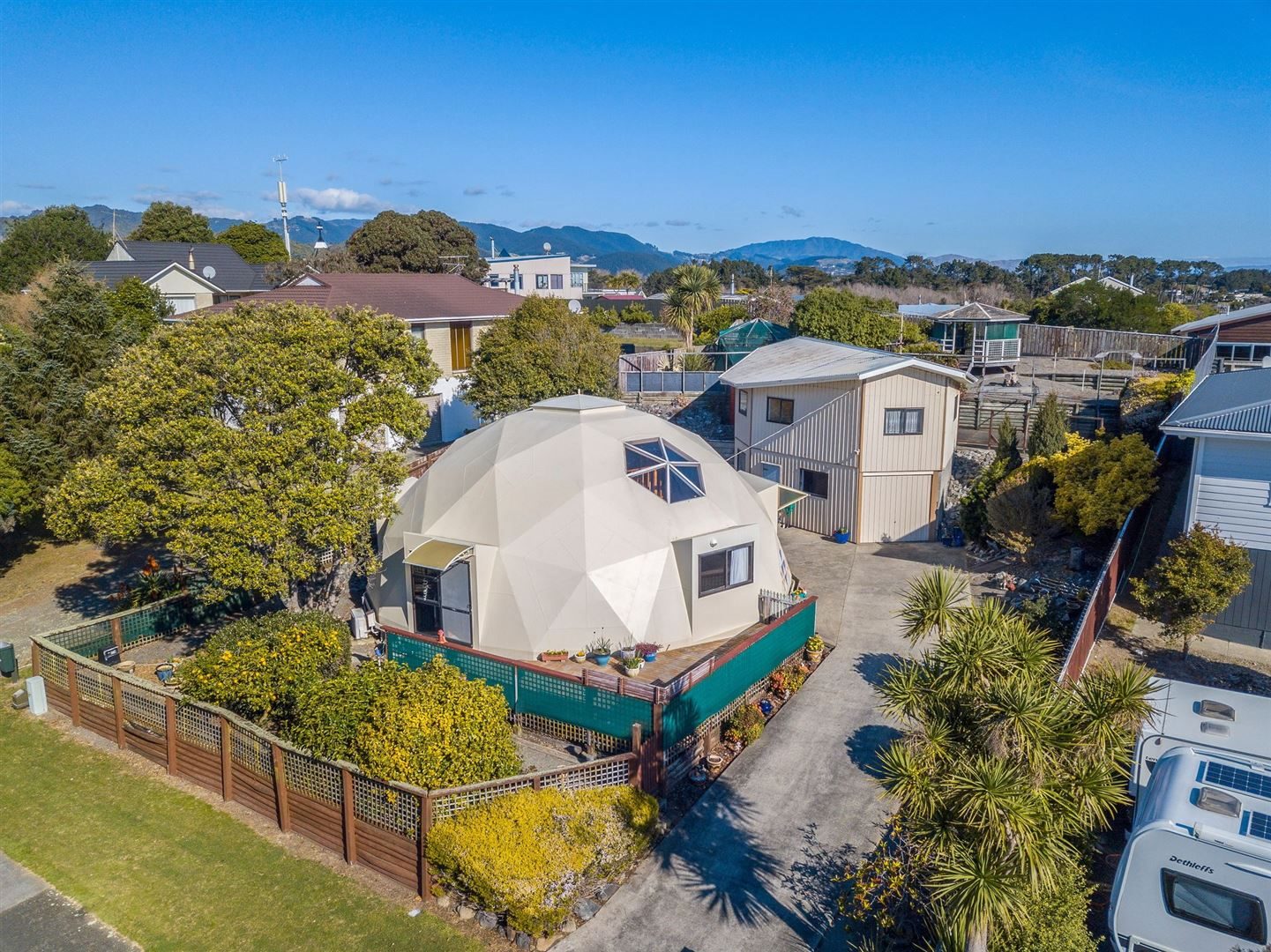 Waikanae geodesic dome-shaped house | Waikanae Watch