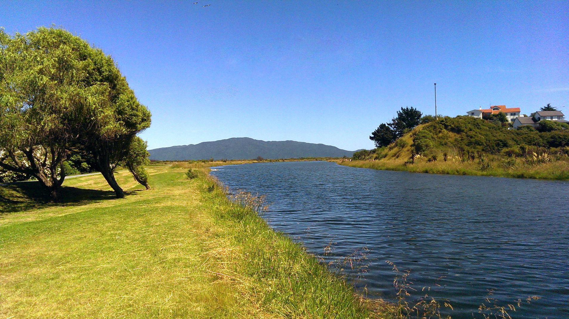 Waikanae River at Otaihanga, high tide | Waikanae Watch