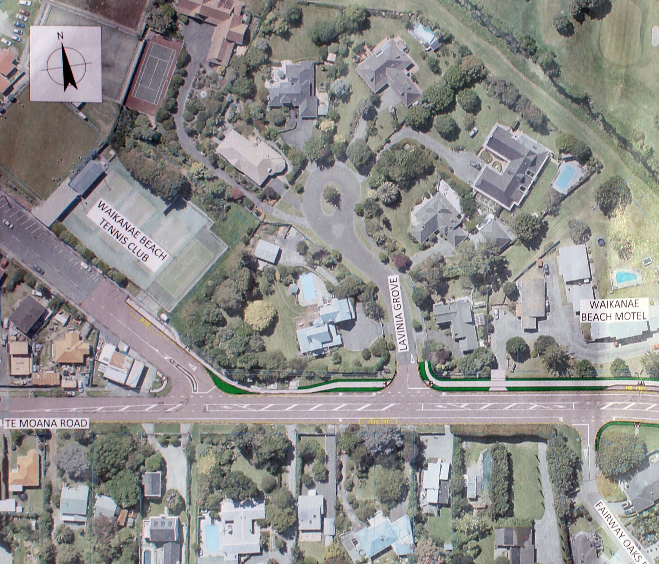 changes to the Te Moana Road / Rauparaha Street intersection happening ...