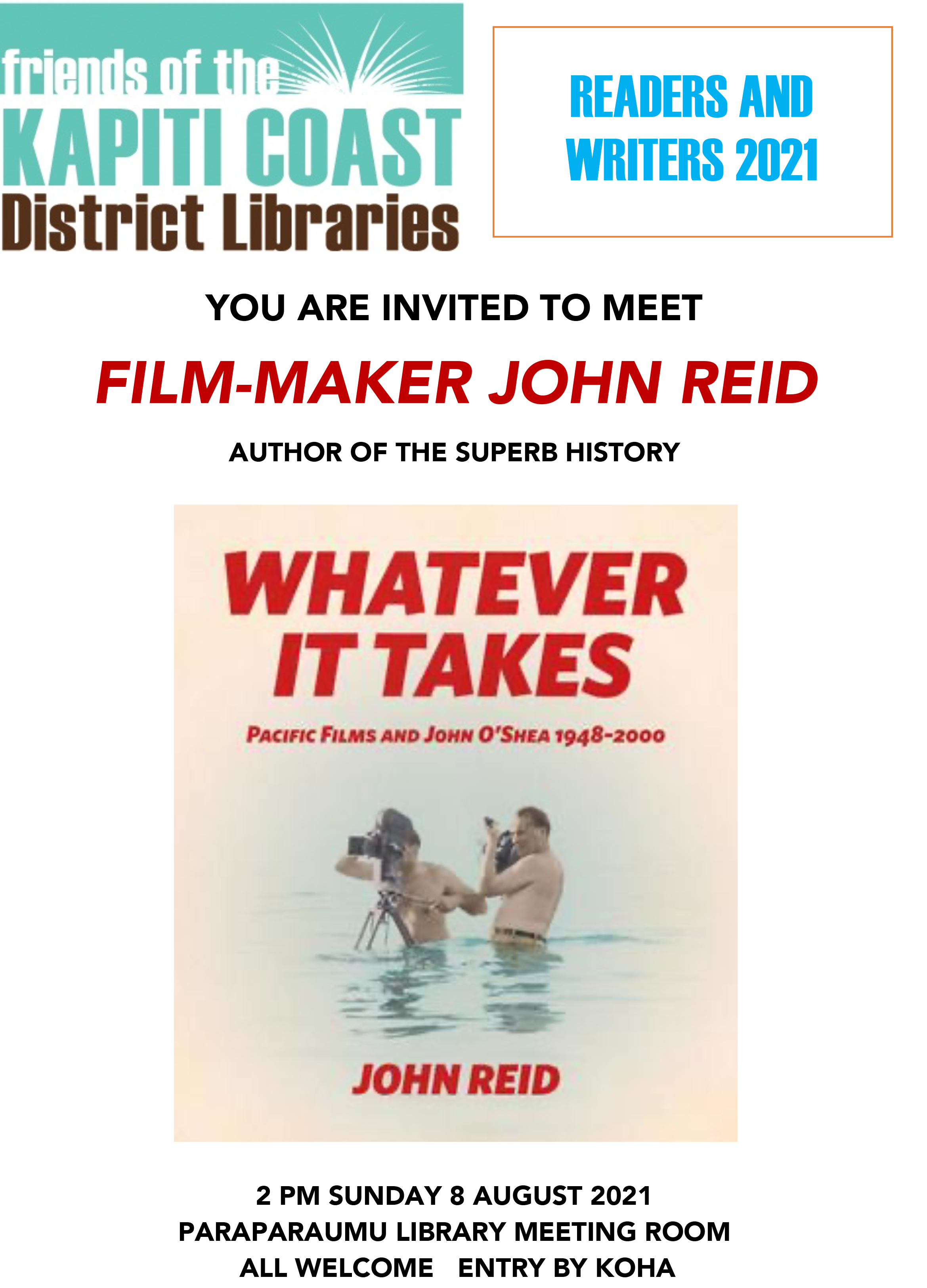 JOHN REID poster | Waikanae Watch