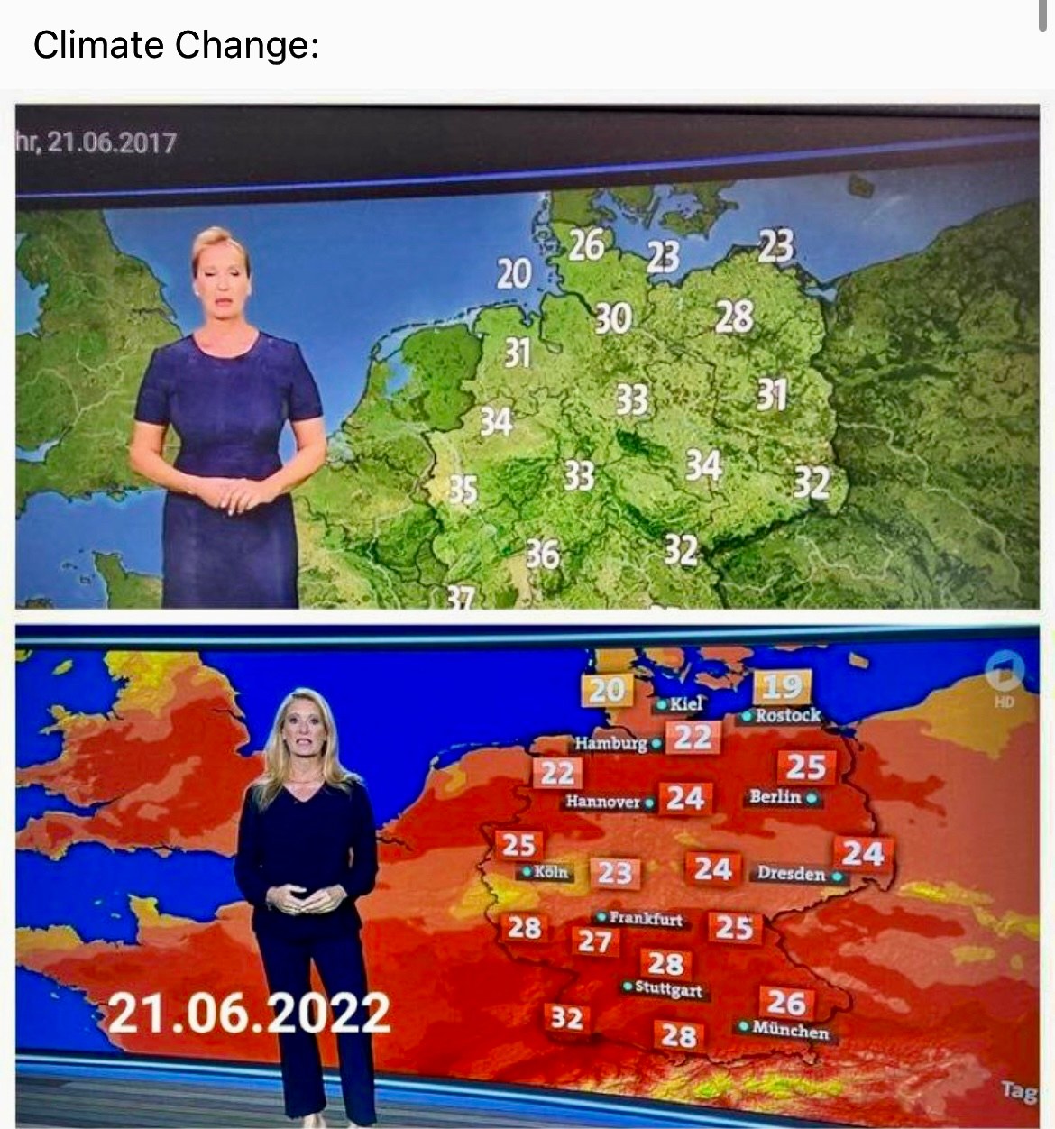 Climatism in action — what a difference 5 years makes in German weather ...