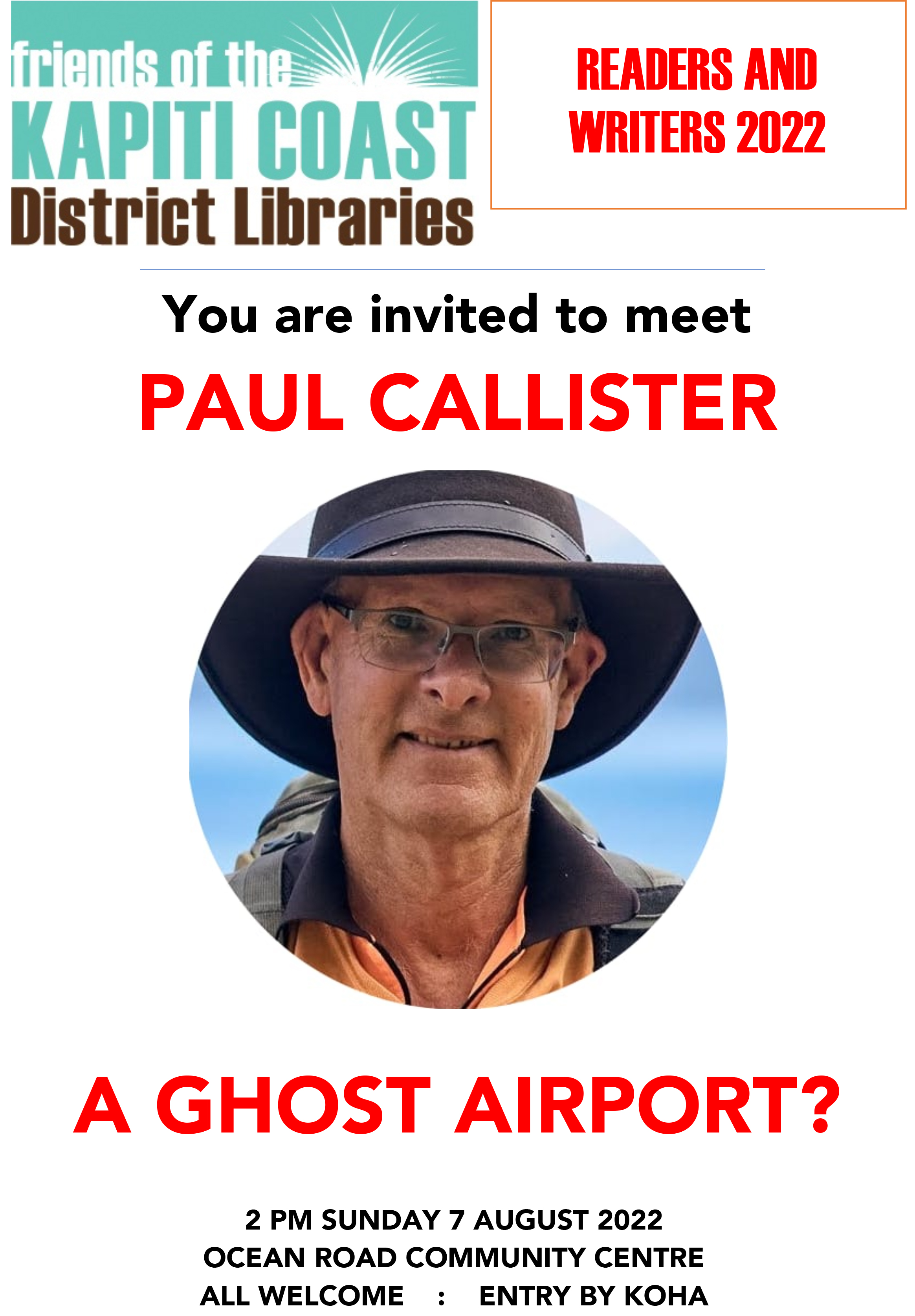 Friends of the Kapiti Library speaker this Sunday | Waikanae Watch