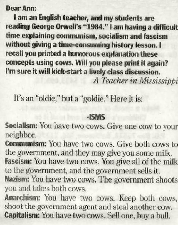 cows and ideologies | Waikanae Watch