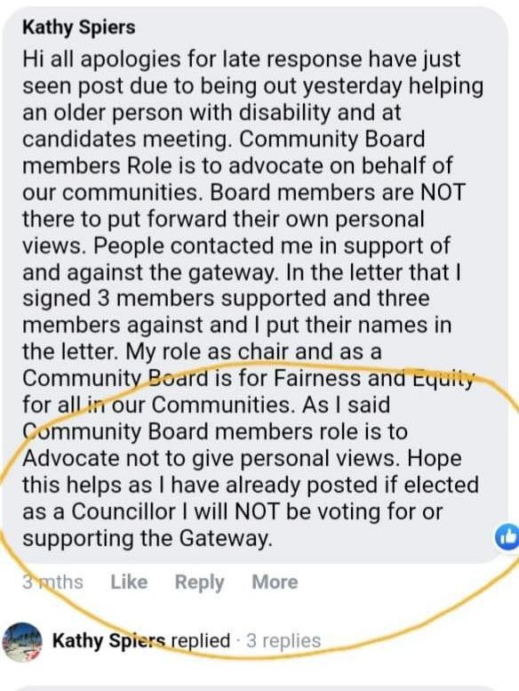 open letter to Cr Kathy Spiers | Waikanae Watch