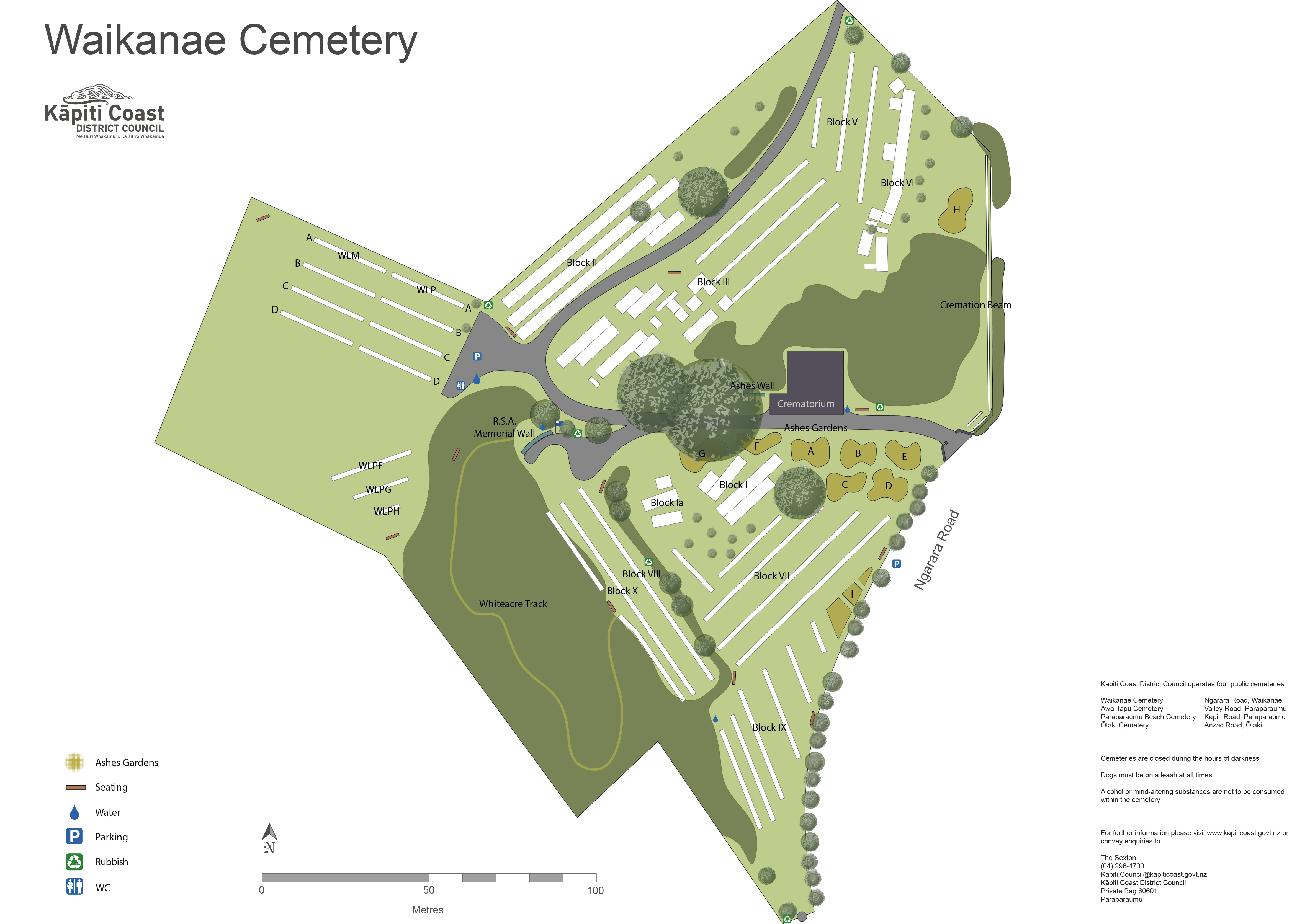 Bush track at Waikanae Cemetery is closed | Waikanae Watch