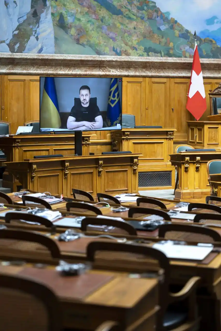 the largest Party in Switzerland boycotts Volod ‘Moar Maney’ Zelensky ...