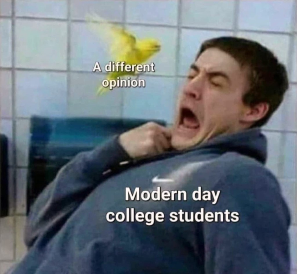 Why Are University Students So Intolerant Of Different Opinions