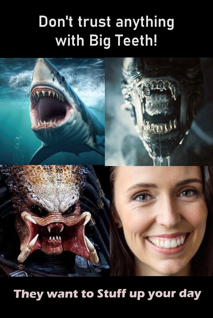 beware of big teeth | Waikanae Watch