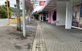 drain, footpath rejigging on the Main Road | Waikanae Watch
