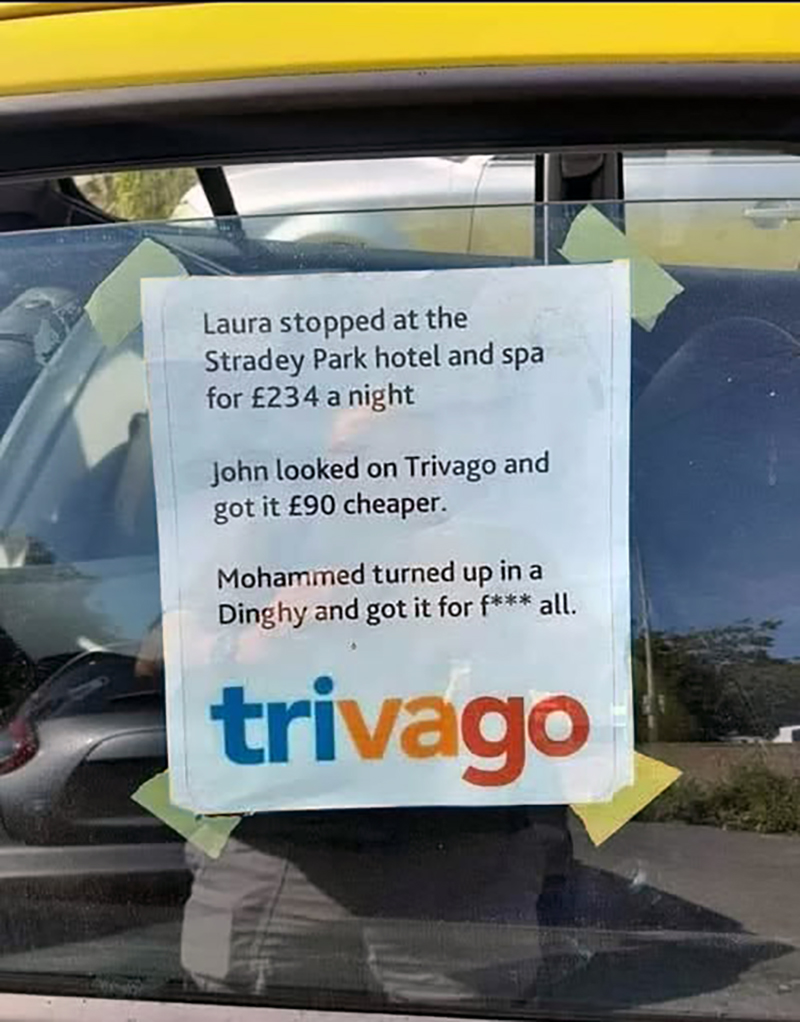 amusement: Trivago satire (UK) | Waikanae Watch