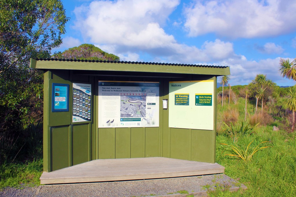 Waikanae Estuary interpretation display | Waikanae Watch