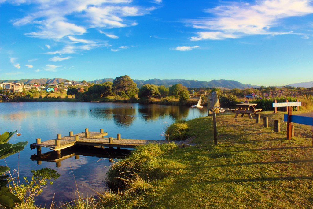 Waimanu south lagoon evening scene | Waikanae Watch