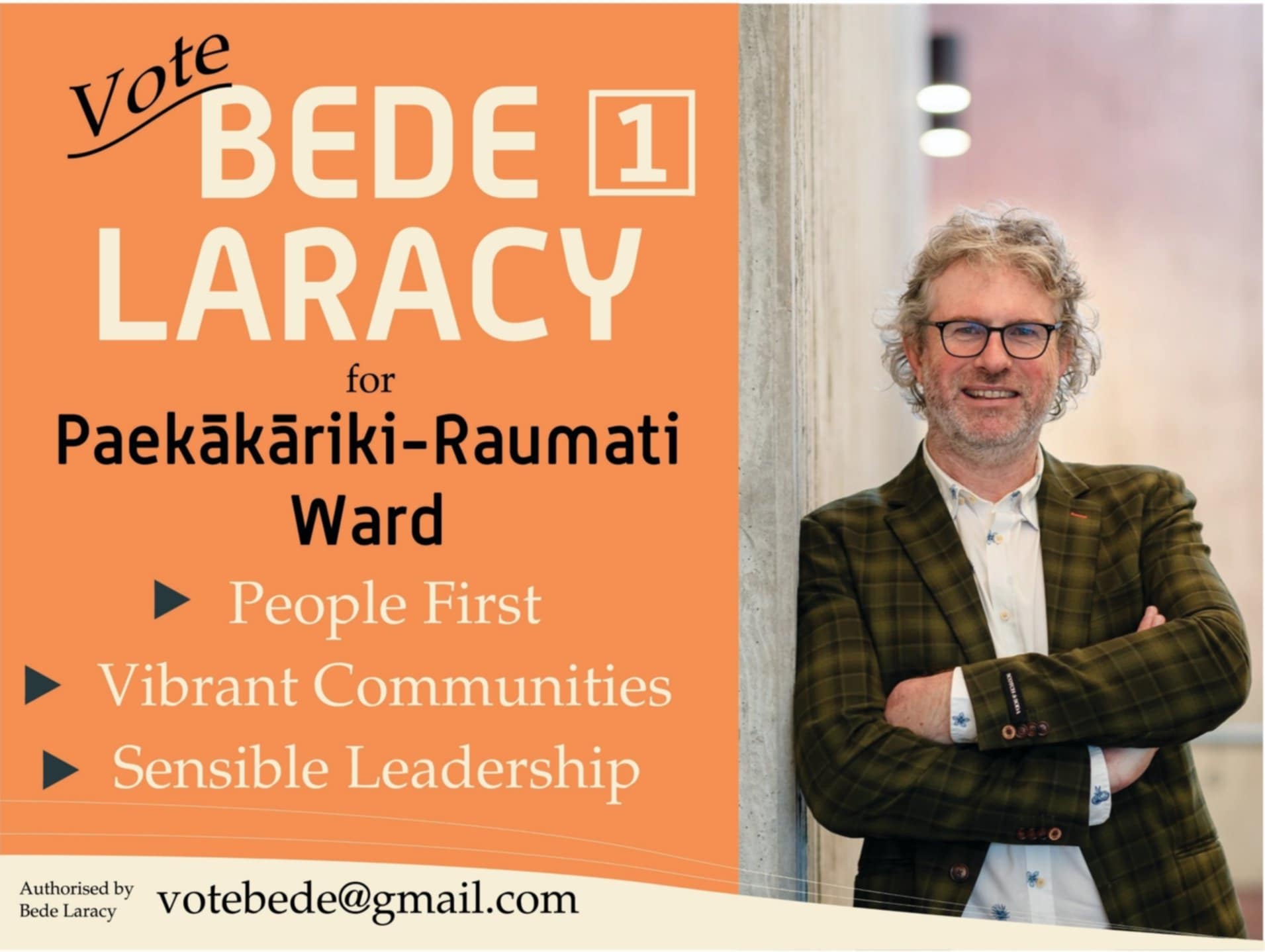 Bede Laracy announces his candidacy for the Paekakariki-Raumati Ward ...