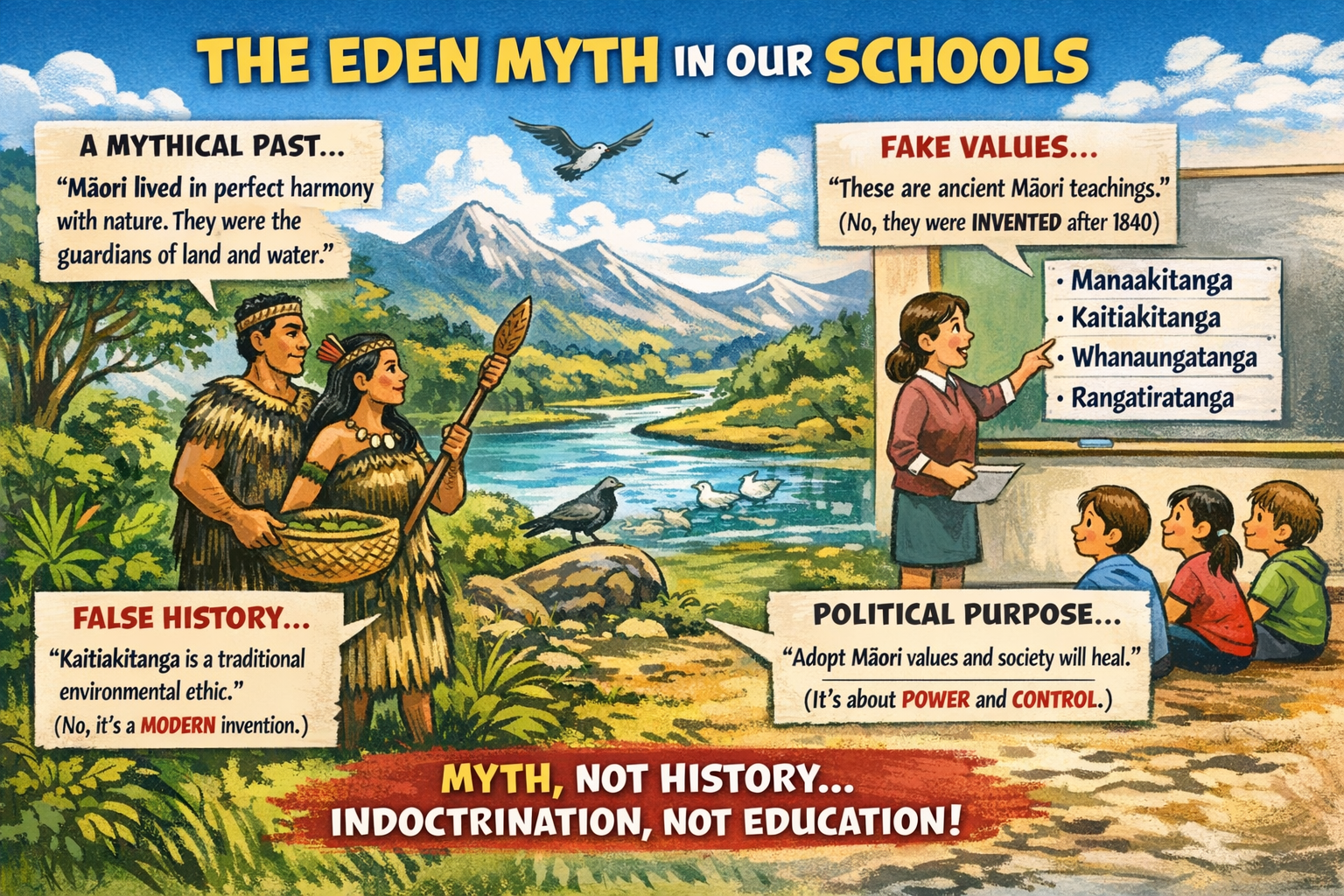 the Eden myth in New Zealand education | Waikanae Watch
