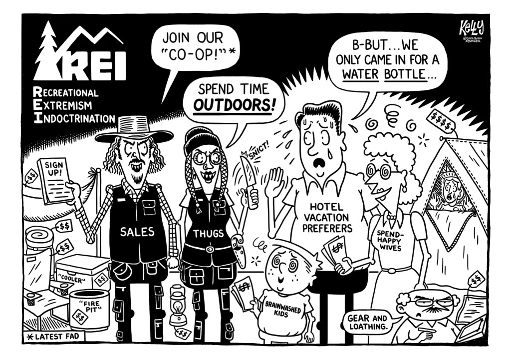 cartoon: summer in-tents situation | Waikanae Watch